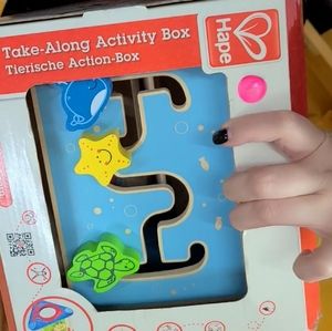 Hape | Toys | Nib Hape Take Along Wooden Activity Skill Learning ...